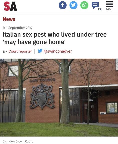 Italian Sex Pest Who Lived Under Tree May Have Gone Home R BrandNewSentence