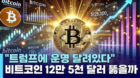 비트코인 1분기 12만 5천 달러 돌파하나트럼프 정책이 변수 Youtube