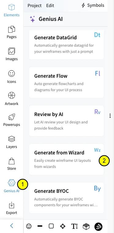 Generate UI Layouts With Wizard MockFlow