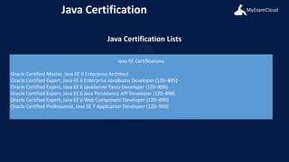 Java Certification PPT