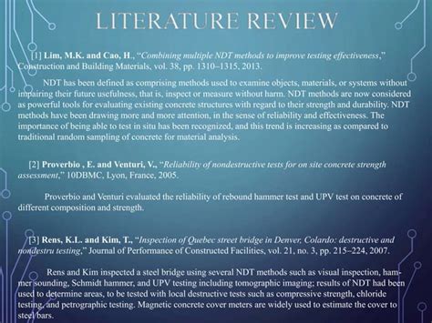 Non Destructive Tests On Concrete Building Ppt