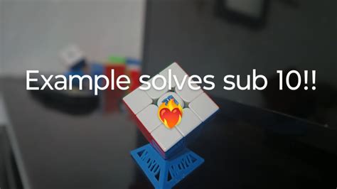 Example Solves Sub 10 3x3 Youtube