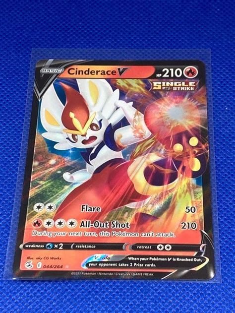 Pokemon Fusion Strike Cinderace V 044 264 Neu Gemäss Beschreibung In Baar Für Chf 1 Mit