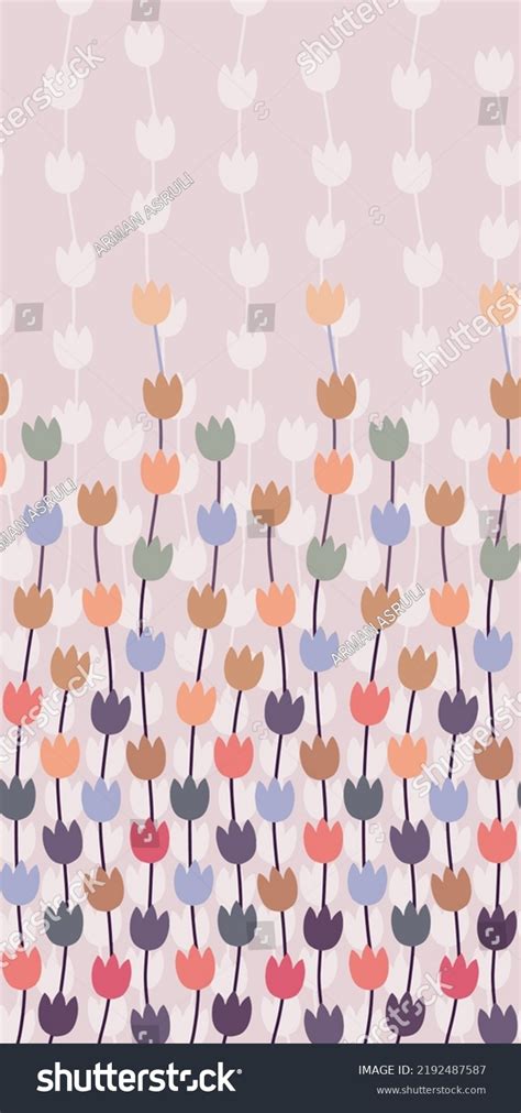 Border Design Cute Flower Pattern Image Stock Vector Royalty Free 2192487587 Shutterstock