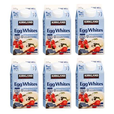 Kirkland Signature Liquid Egg Whites Cage Free 16 Oz 6 Count Same
