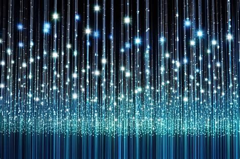 premium photo abstract data blue background with lights and stars