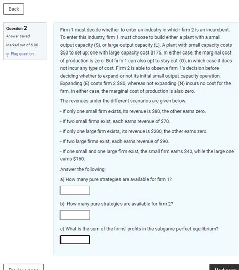 Solved Question 2 Answer Saved Marked Out Of 5 00 Flag Chegg
