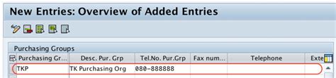 Sap Mm Define Purchase Group In Sap