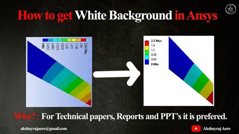 White Background In Ansys Youtube