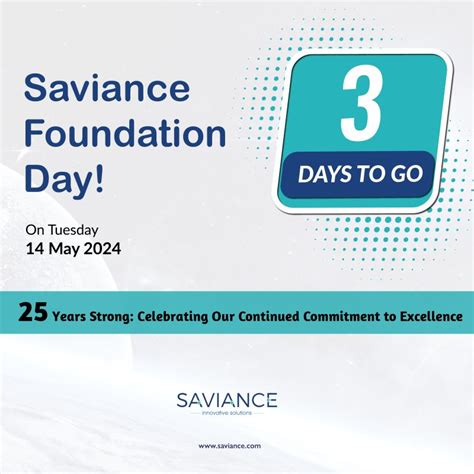 Saviance On Linkedin Saviance25years Countdownbegins