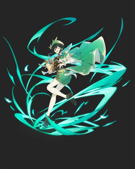 Venti Genshin Impact Drawn By Zhiyanli Danbooru