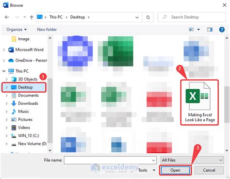 how to make excel look like a page 4 methods