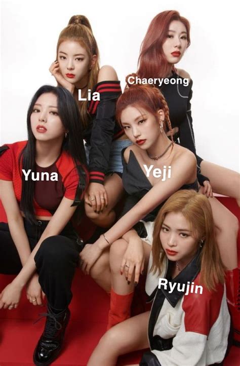 Itzy Names Itzy Itzy Names Members Names