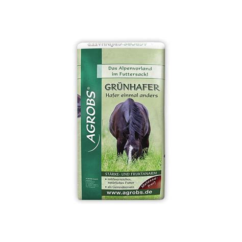 AGROBS Futter GRÜNHAFER für Pferde kg