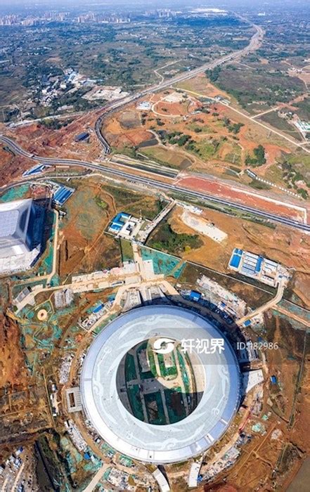 四川成都：建设中的东安湖体育公园 图片 轩视界