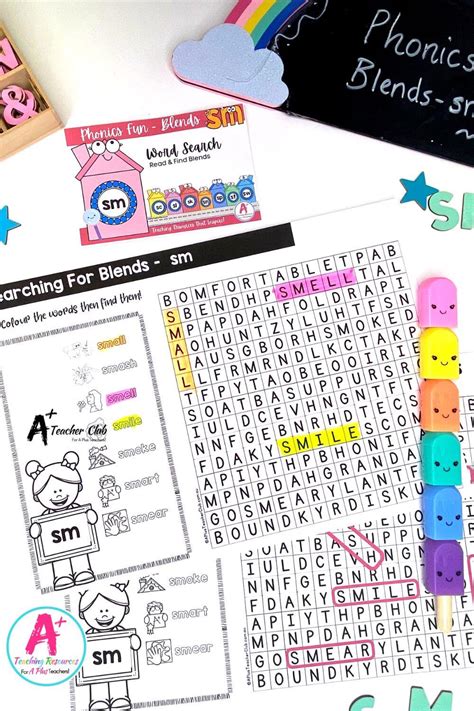 Sm Consonant Blends Activities A Plus Teacher Club