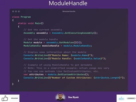 Modulehandle The Modulehandle Struct In Net Core Is By Sina Riyahi Dec 2024 Medium
