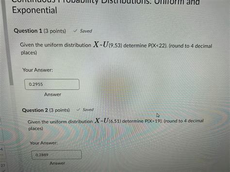 solved exponential question 1 3 points ∨ saved given the