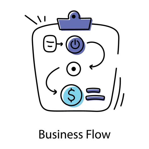 Business Workflow Icon 37340952 Vector Art At Vecteezy