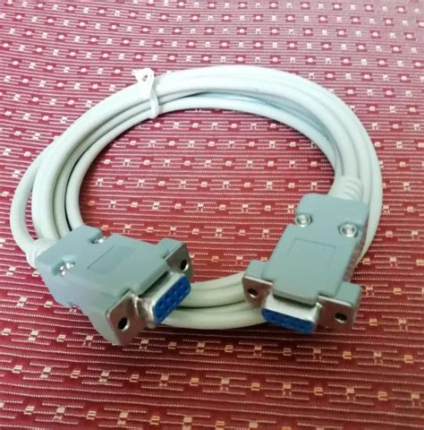 CÂble Null Modem CroisÉ 3m Rs232 Db9 Femelles Eur 8 00 Picclick Fr