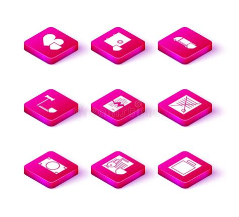 Set Stacks Paper Money Cash Document With Key With Shield Judge Gavel Torn Contract Empty