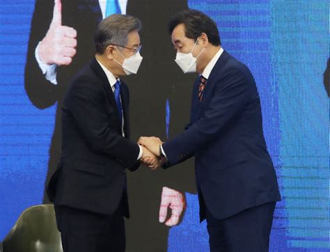 이재명 더블스코어 압승내일 최종후보 결정종합 노컷뉴스