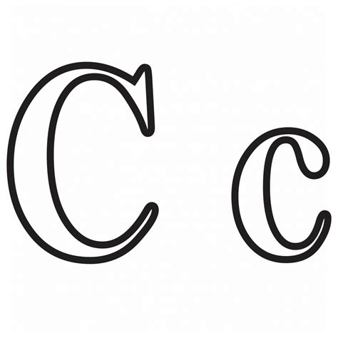 Molde Letra C Psfont Tk