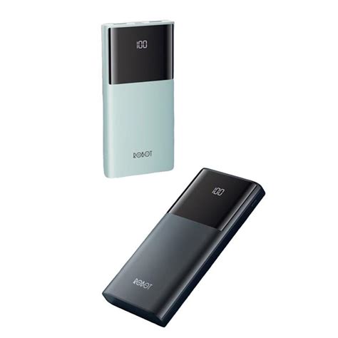 Digitalzone Jual Power Bank Robot RT190S LED Display 10000 Mah Black