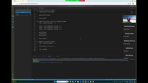 070324 Cosc 1336 Python Append To File Youtube