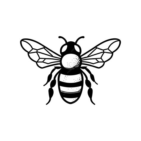 Premium Vector Bee Vintage Art Vector Premium Vector Bee Vintage Art Vector