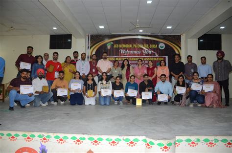 Alumni Meet Jcd Memorial Pg College