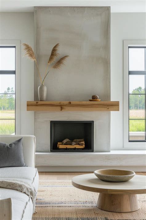 Modern Fireplace Mantel Design