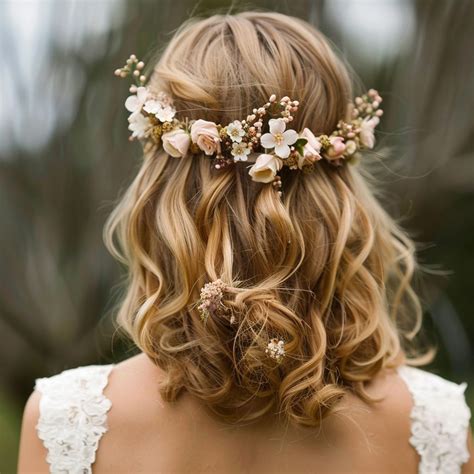 50 Peinados De Boda Elegantes Para Media Melena