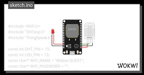 Esp Dht Thingspeak Copy Wokwi Esp Stm Arduino Simulator