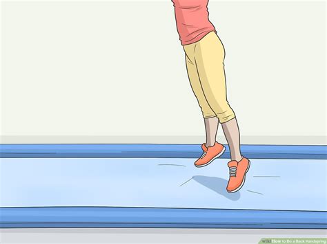 Cheerleading Back Handspring Clipart