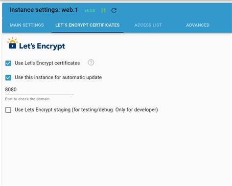 Let S Encrypt Challenge Server Should Only Listen During Certificate
