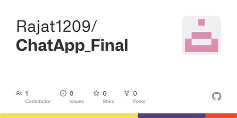 GitHub Rajat1209 ChatApp Final