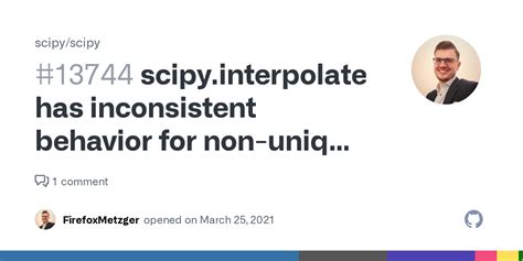 Terp1d Has Inconsistent Behavior For Non Unique X Values · Issue 13744