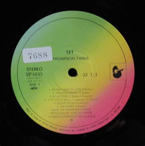 Пластинка Set Thompson Twins Купить Set Thompson Twins по цене 3000 руб