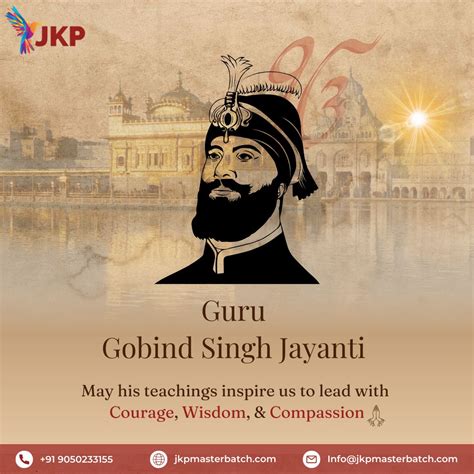 Gurugobindsinghjayanti Jkp Celebrations Gurupurabwishes Sikhism
