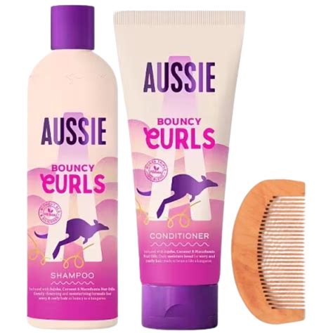 Bouncy Curls Aussie Shampoo And Conditioner Bundle With 1x Shampoo 300ml