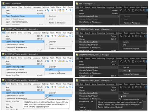 Cmd Shell Created By Notepad Does Not Retrieve Updated Environment Variables Unless Notepad