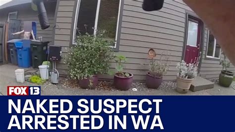 Naked Suspect Flees From Wa Deputies Arrested In Garbage Can Fox