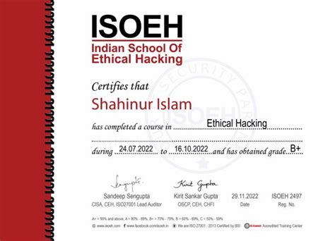 Shahinur Islam On Linkedin Ethical Hacking