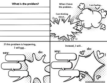 Problem Solving Reflection Identifying Feelings Strategies TPT