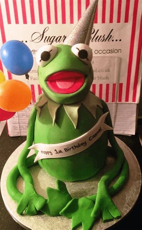 Kermit The Frog Birthday Cake Ideas Images Pictures