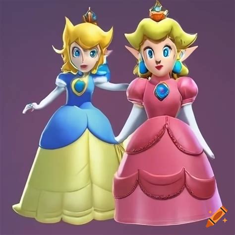 Princess Peach And Link Swapped Costumes On Craiyon