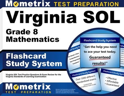 Virginia Sol Grade 8 Mathematics Test Flashcards With Sol Practice