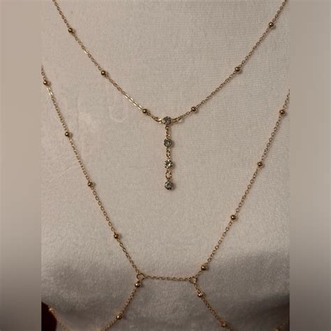 Unbranded Jewelry Golden Chest Chain Body Chain Sexy Bikini Chain