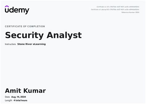 Amit Kumar On Linkedin Udemy Cyber Security Analyst Cybersecurityanalyst Securityanalyst